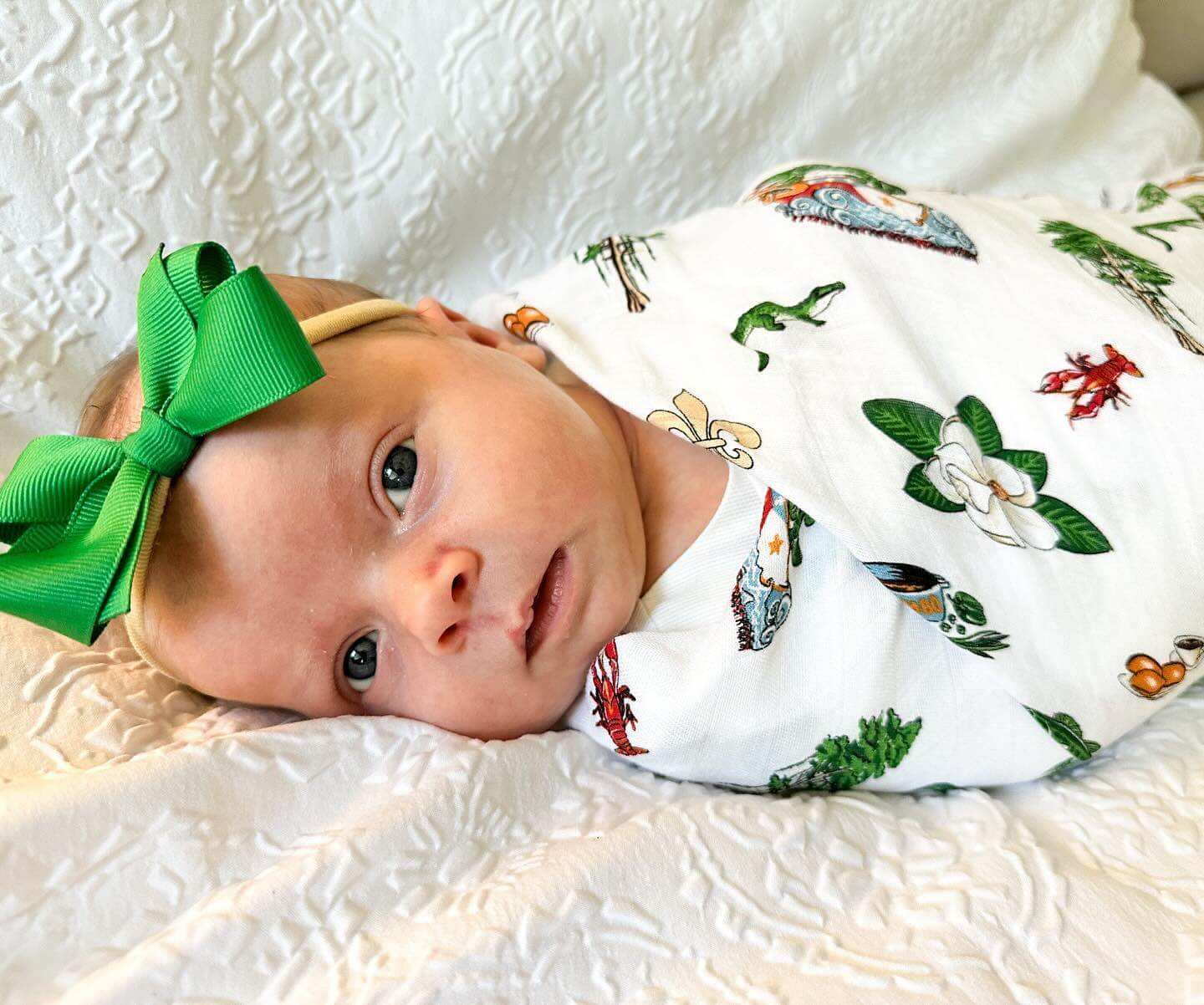 Louisiana-Baby Swaddle Blankets, Onesies, Pajamas, Burp Cloths – Page 4 ...