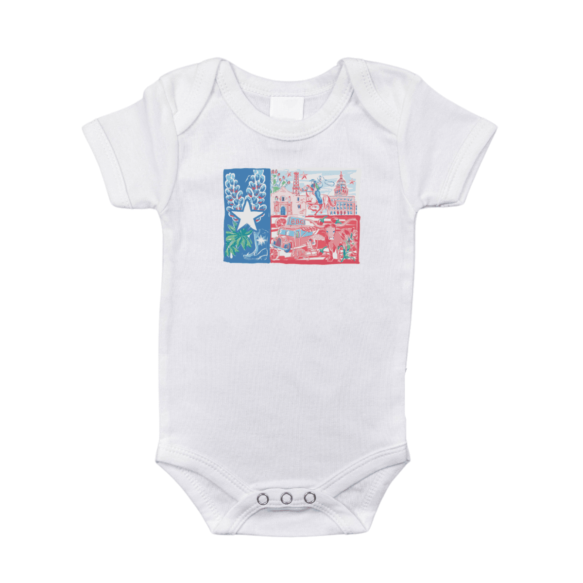 Texas Pride Baby Onesie: Celebrate Texas Charm (3-6 Months) – Little ...